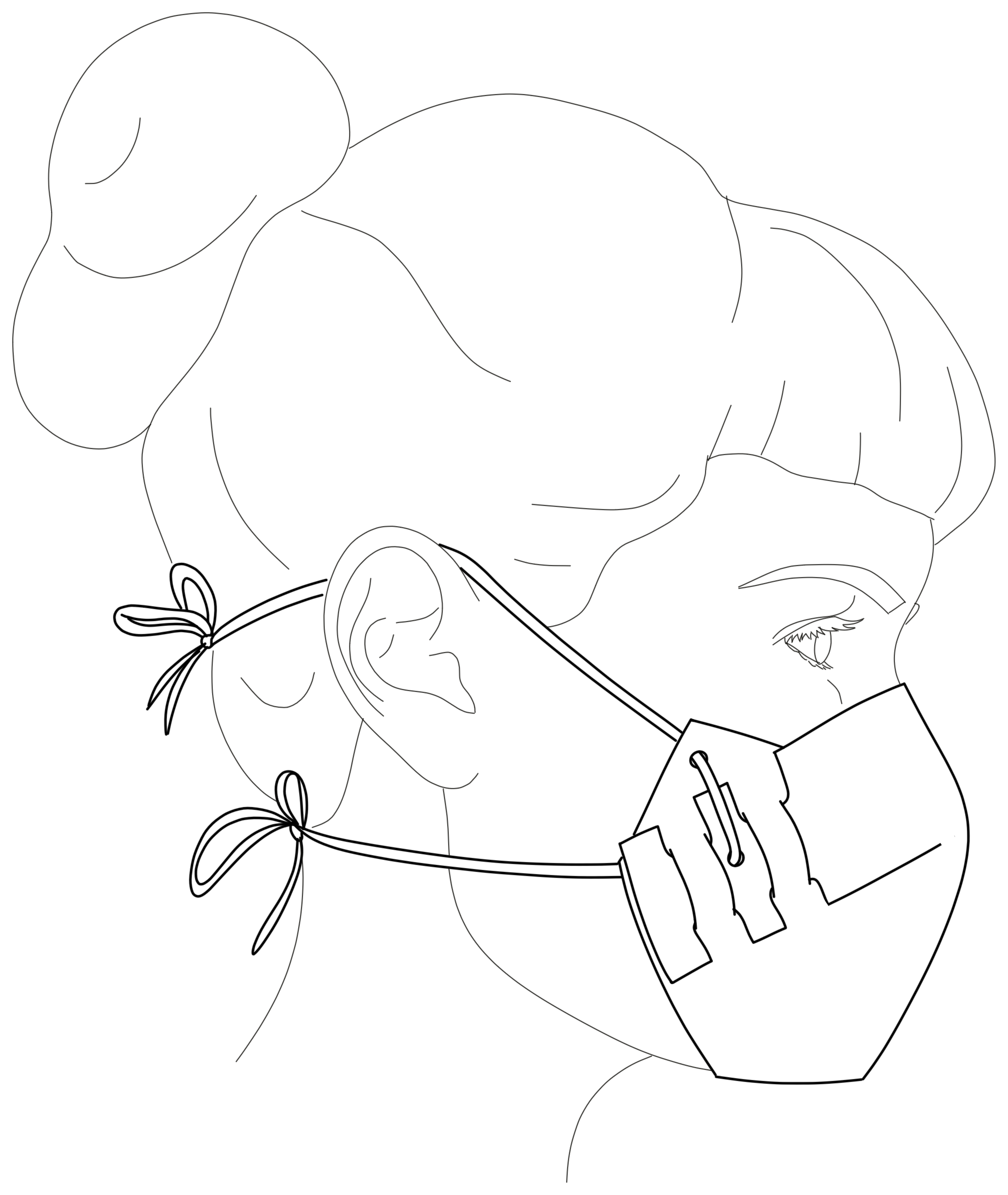 Fragments Garments #8 – Covid-19 Seamless Facial Protection Masks – Re ...